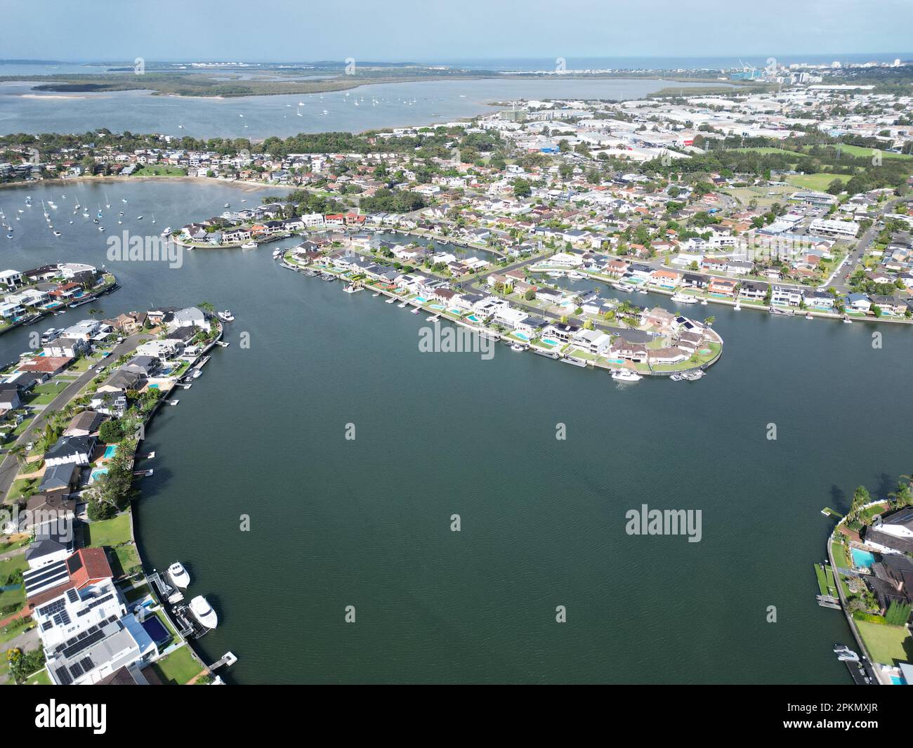 Aerial view captain cook bridge hi-res stock photography and images - Alamy