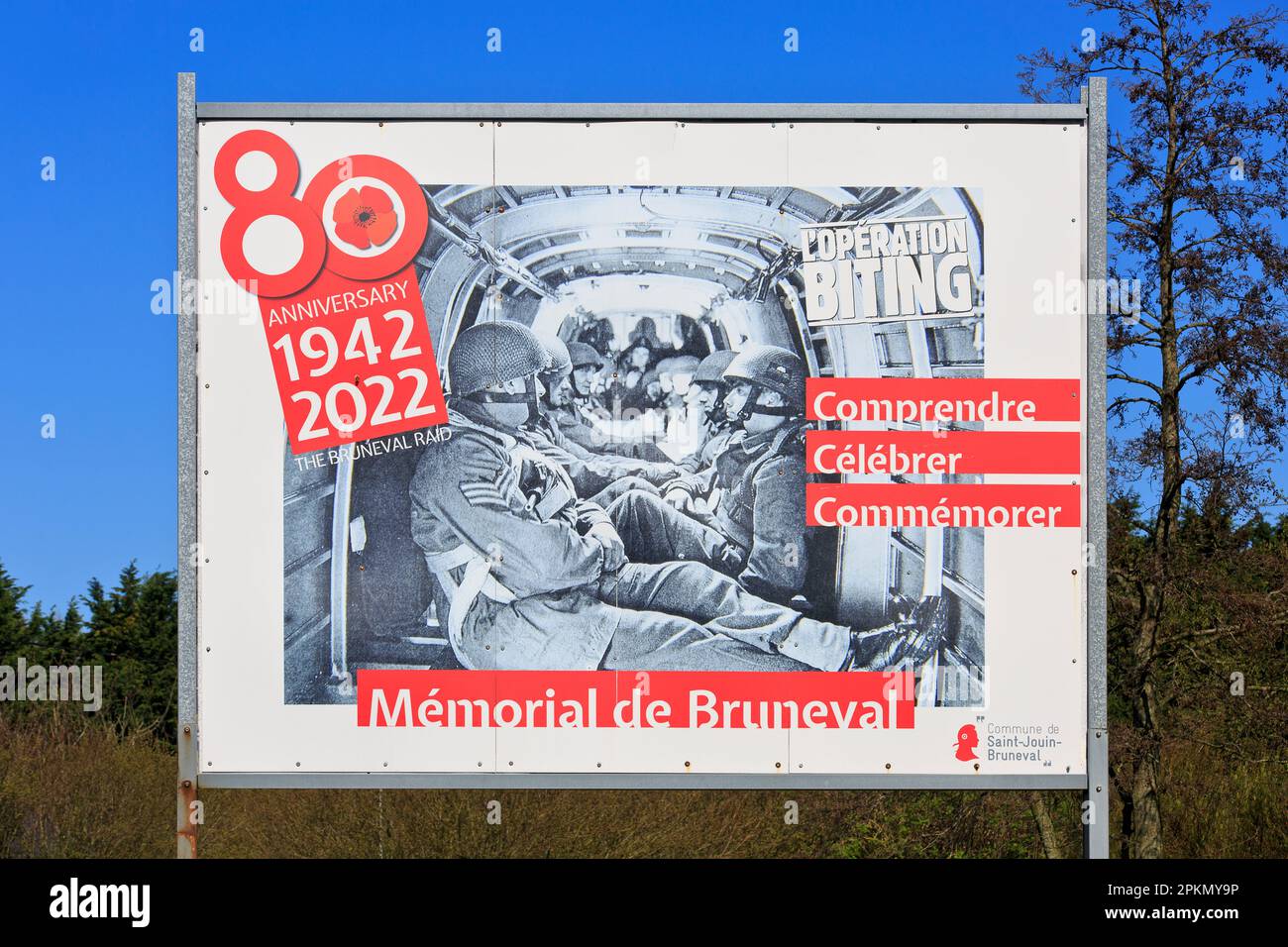 80th Anniversary Poster Commemorating Operation Biting Bruneval Raid