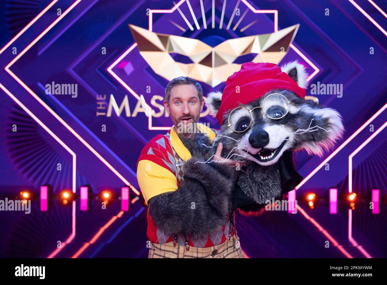 Cologne, Germany. 08th Apr, 2023. Daniel Boschmann, presenter, is on ...