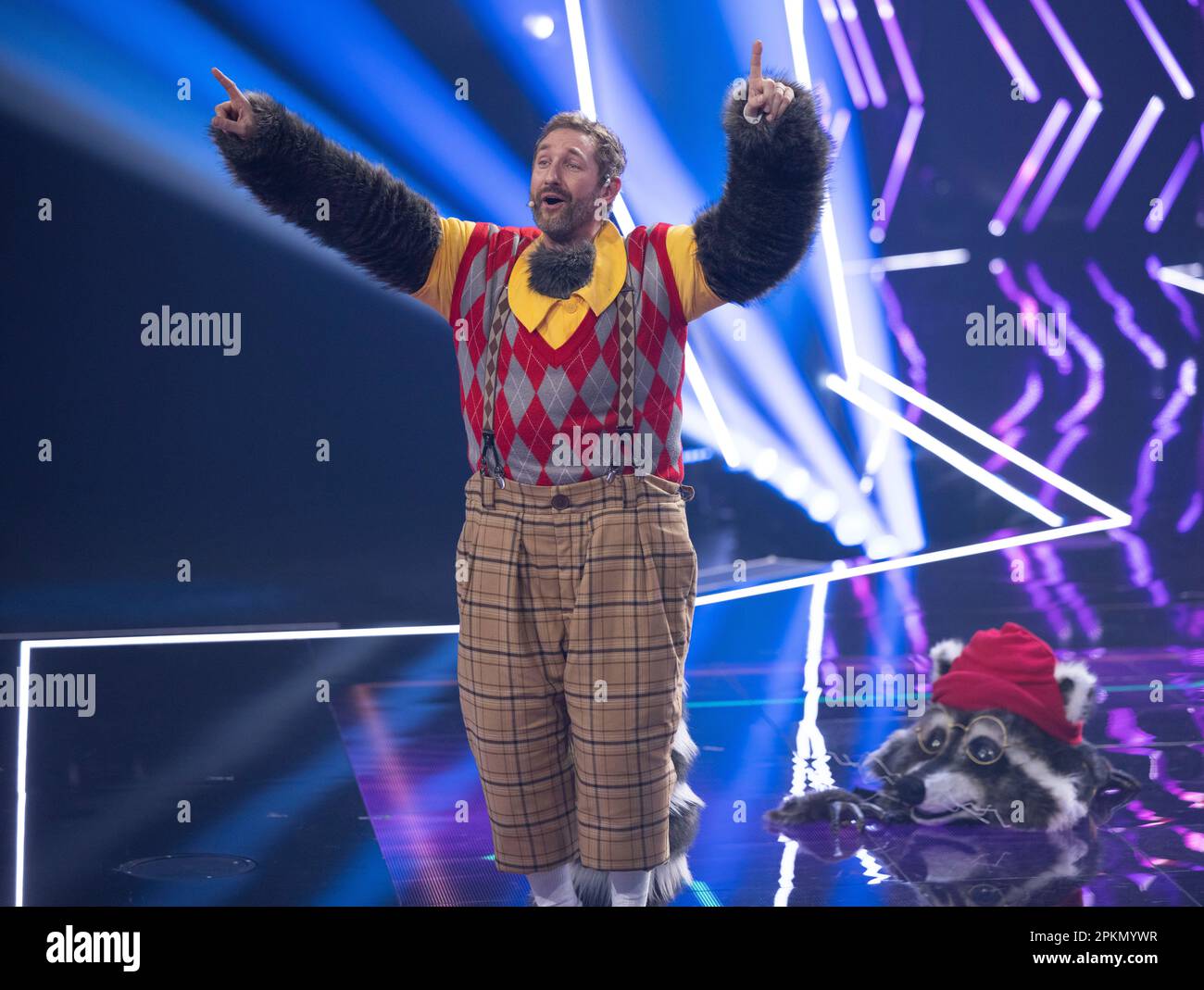 Cologne, Germany. 08th Apr, 2023. Daniel Boschmann, presenter, is on ...
