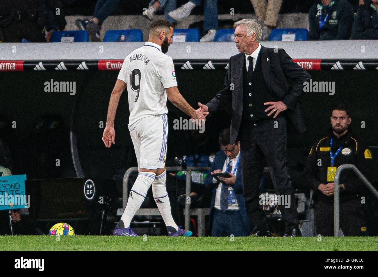 Madrid, Spain. 8th Apr 2023. 8th April 2023; Santiago Bernabeu Stadium ...