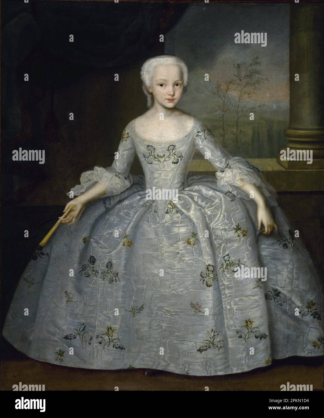 Portrait of Sarah Eleanore Fairmore 1749 (1750?) by Ivan Vishnyakov ...