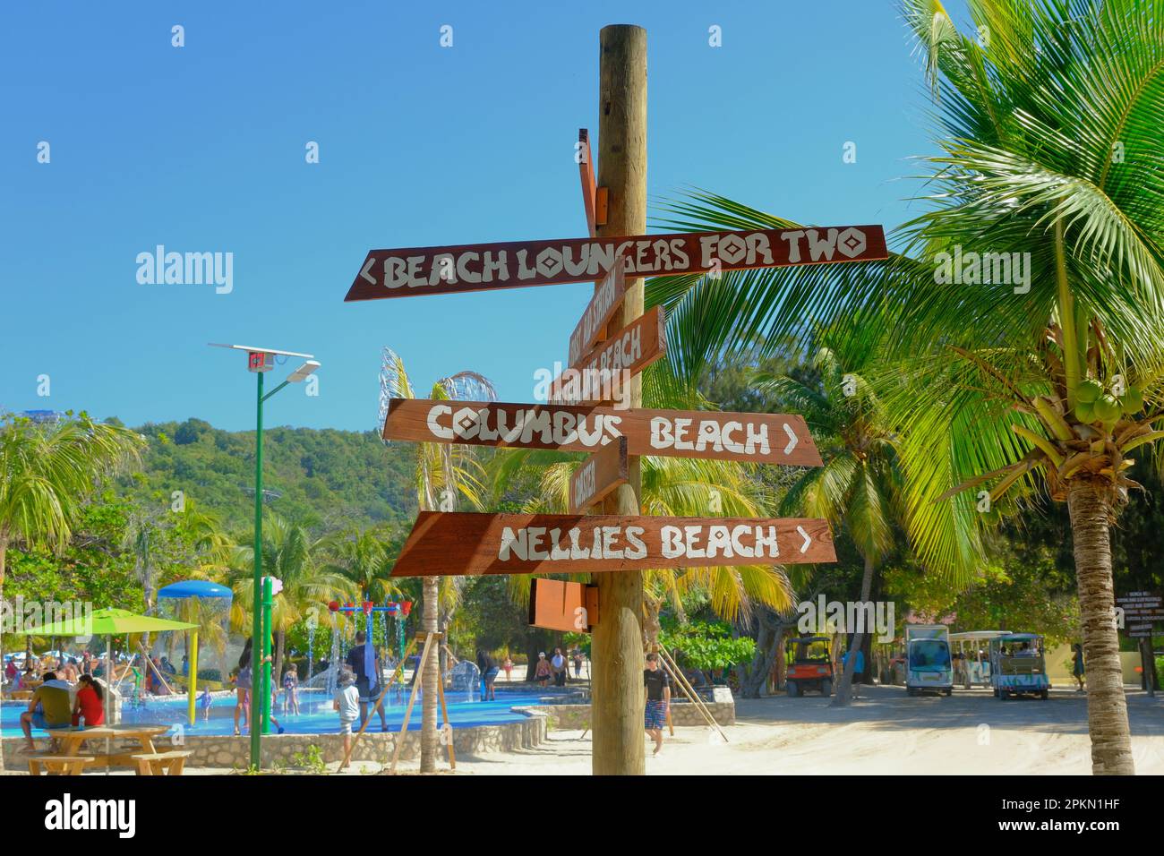 LABADEE, HAITI -December 22, 2022: Labadee is a port located on the ...
