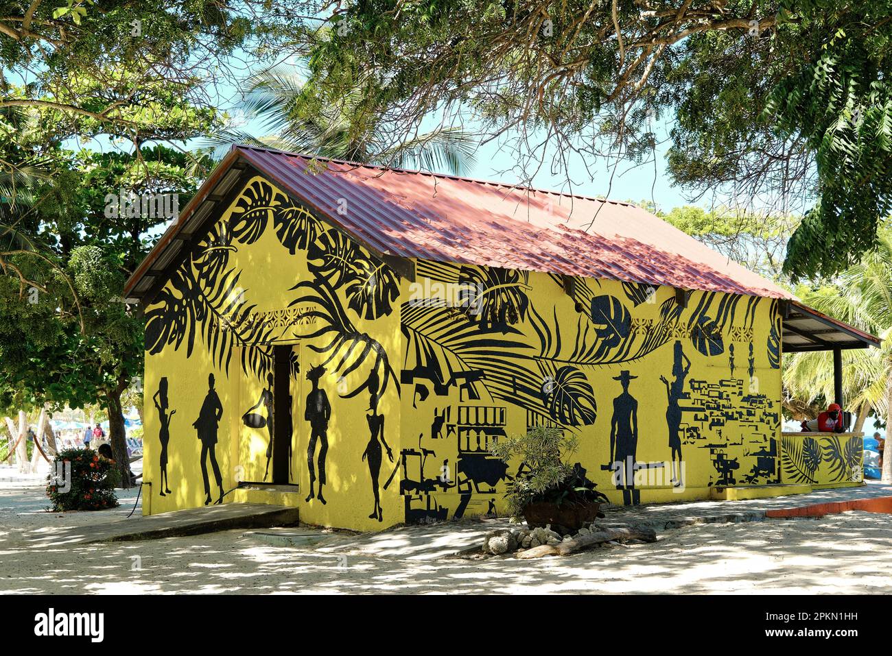 LABADEE, HAITI -December 22, 2022: Labadee is a port located on the ...