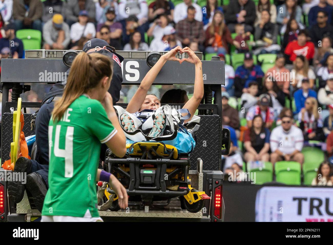 AUSTIN, TX - APRIL 08: U.S. Women's National Team forward Mallory ...