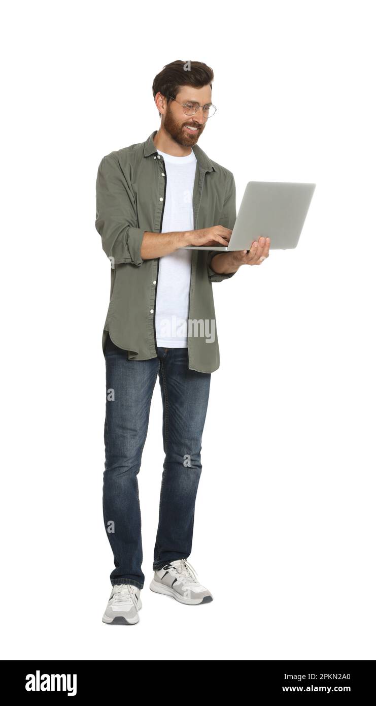 Freelancer handsome Cut Out Stock Images & Pictures - Alamy