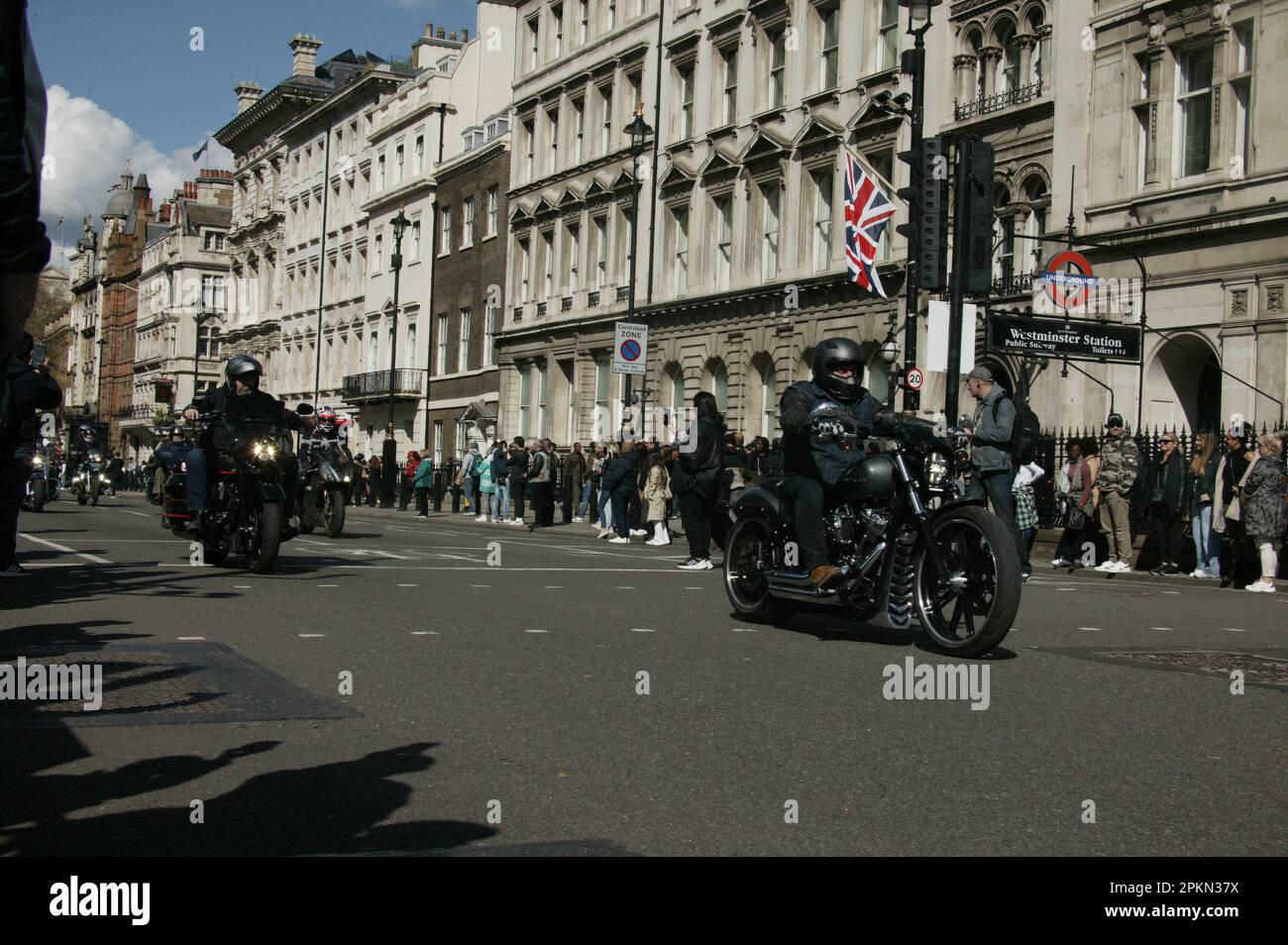 Rolling Thunder Ride of respect for Queen Elizabeth and founder of ...