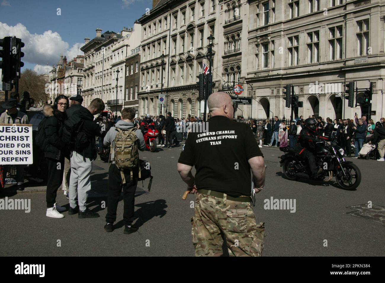Rolling Thunder Ride of respect for Queen Elizabeth and founder of ...