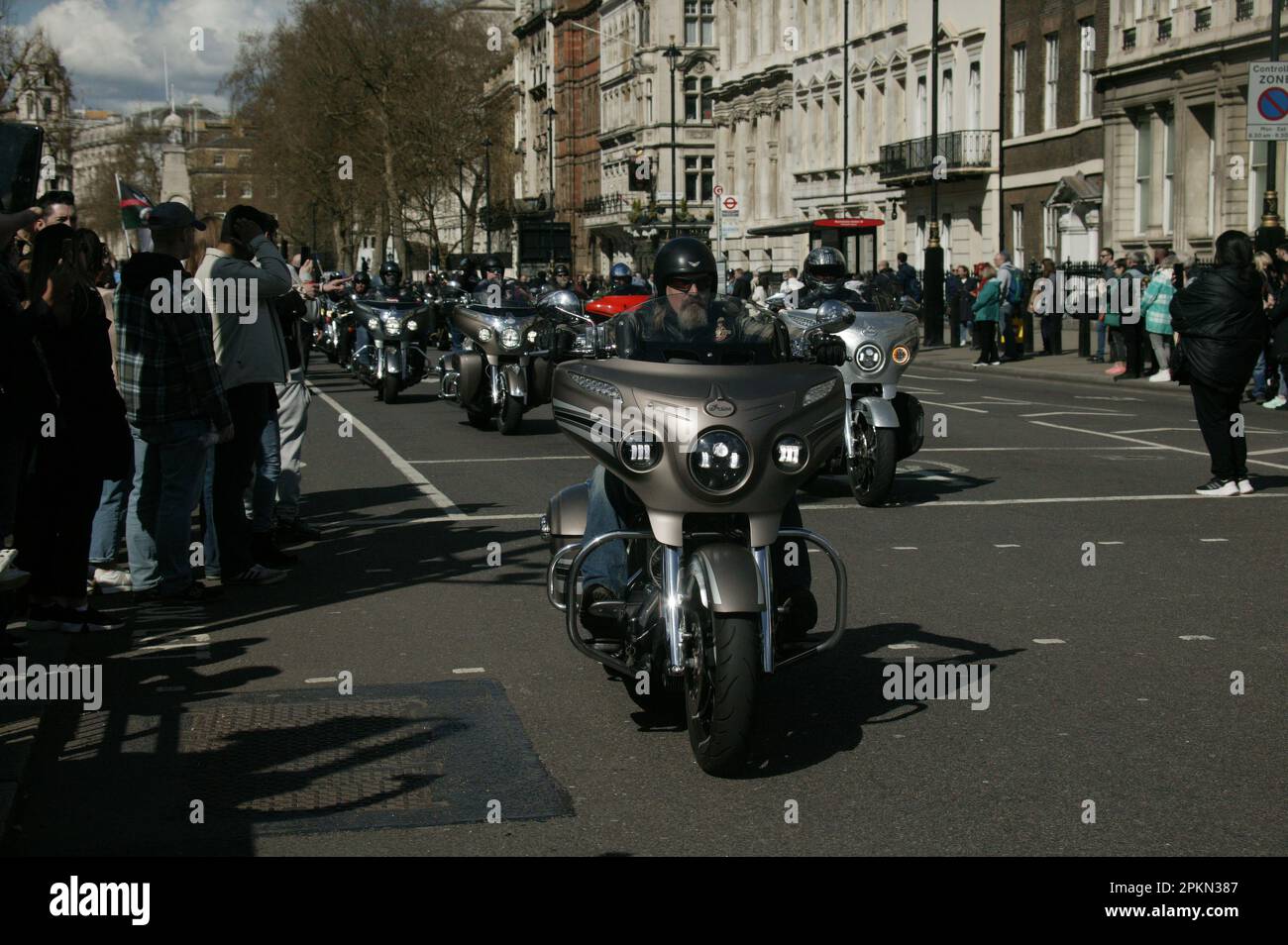 Rolling Thunder Ride of respect for Queen Elizabeth and founder of ...