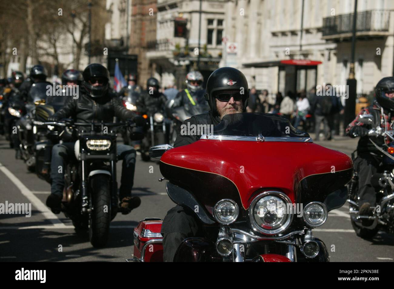 Rolling Thunder Ride of respect for Queen Elizabeth and founder of ...