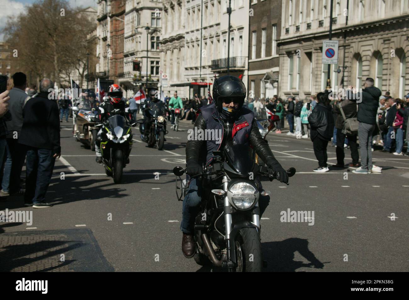 Rolling Thunder Ride of respect for Queen Elizabeth and founder of ...