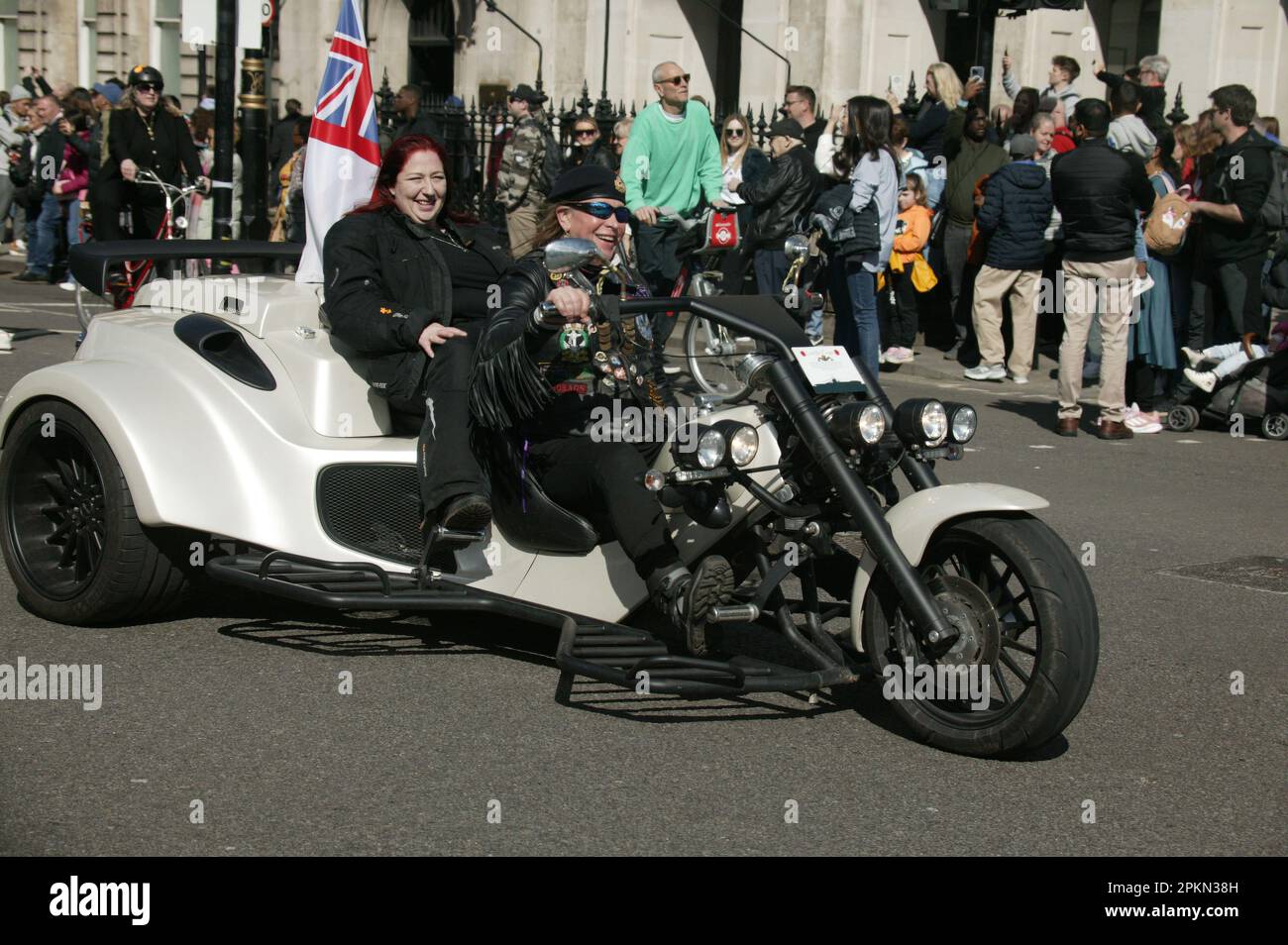 Rolling Thunder Ride of respect for Queen Elizabeth and founder of ...