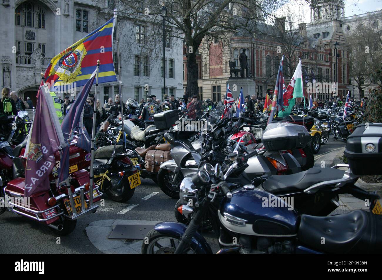 Rolling Thunder Ride of respect for Queen Elizabeth and founder of ...