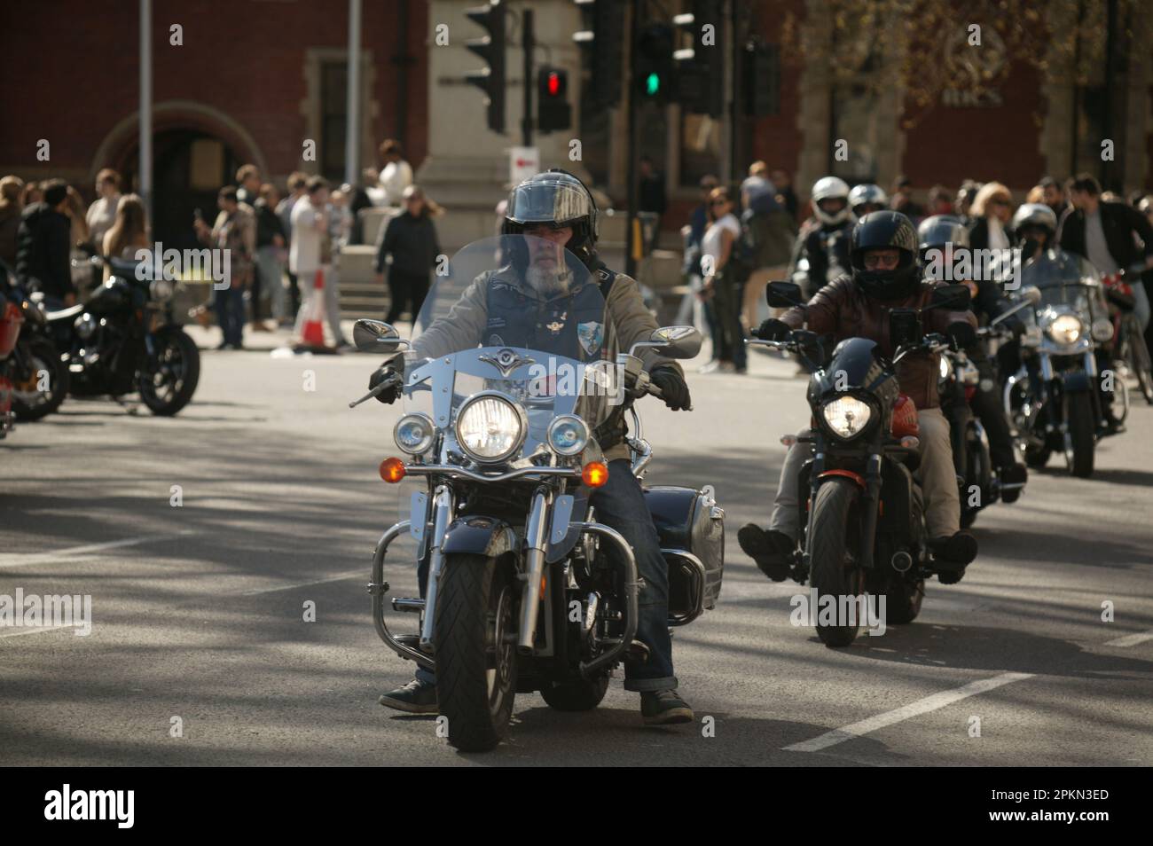 Rolling Thunder Ride of respect for Queen Elizabeth and founder of ...