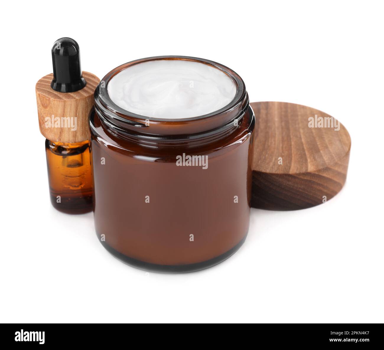 Different hand care cosmetic products on white background Stock Photo ...