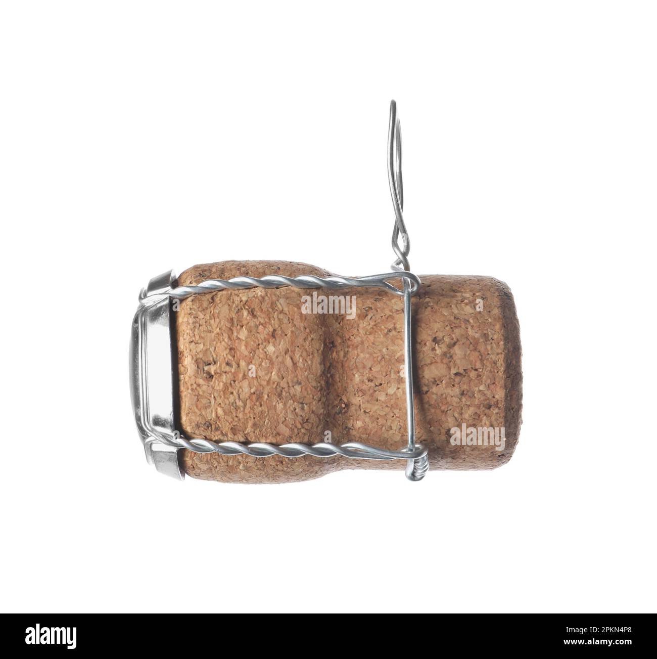 Cork of sparkling wine and muselet cap isolated on white Stock Photo ...