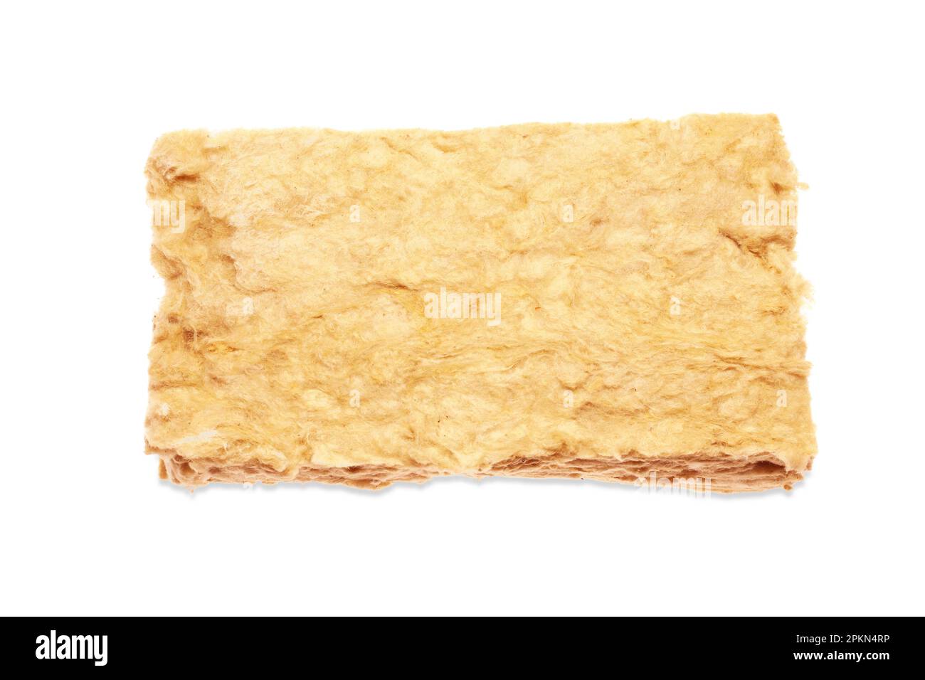 Layers of thermal insulation material on white background Stock Photo ...