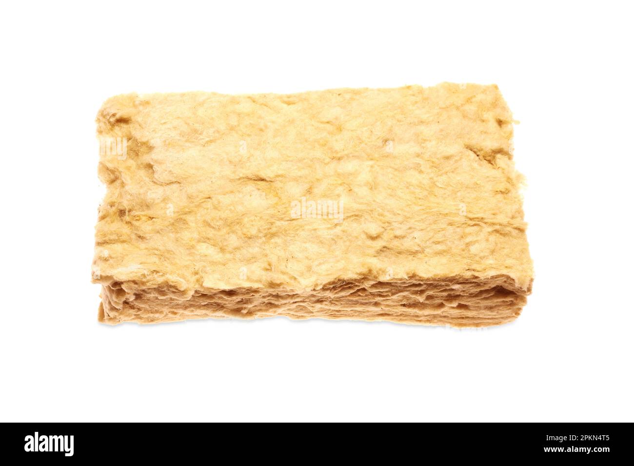 Layers of thermal insulation material on white background Stock Photo ...
