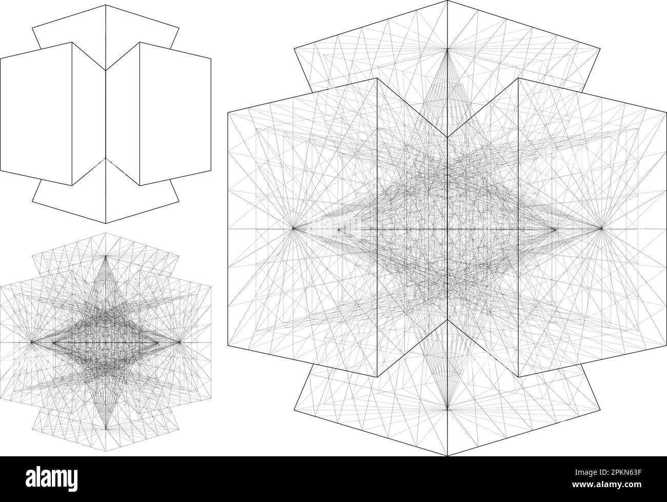 Six Pyramids Union Vector. Six Pyramids From The Simple To The ...