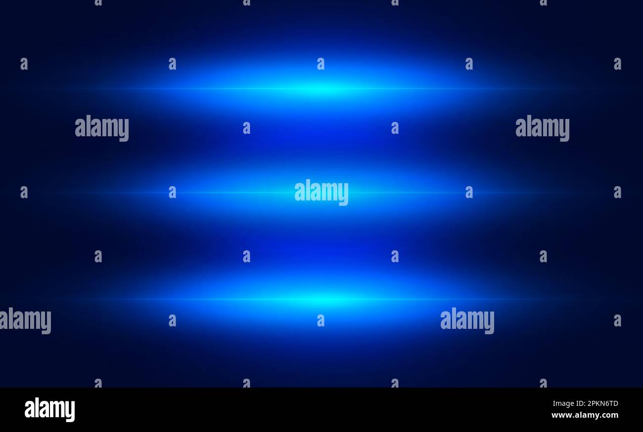 Abstract design neon light effect in blue theme background, 3d ...