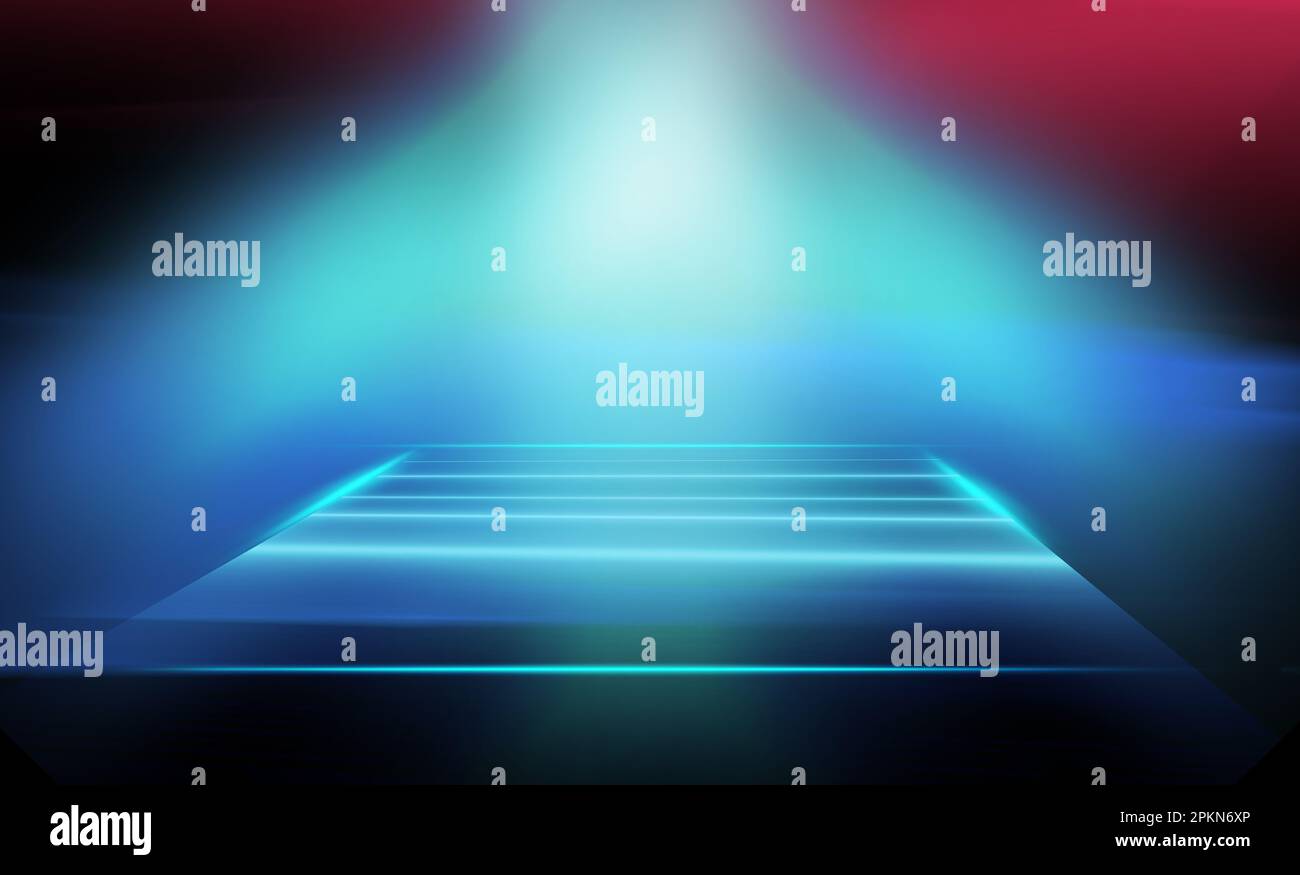 Abstract design with light effects background, 3d illustration Stock ...