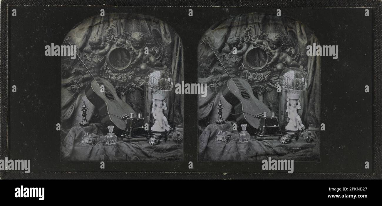 Guitar and stereo viewer 1845 1855 hi-res stock photography and images ...