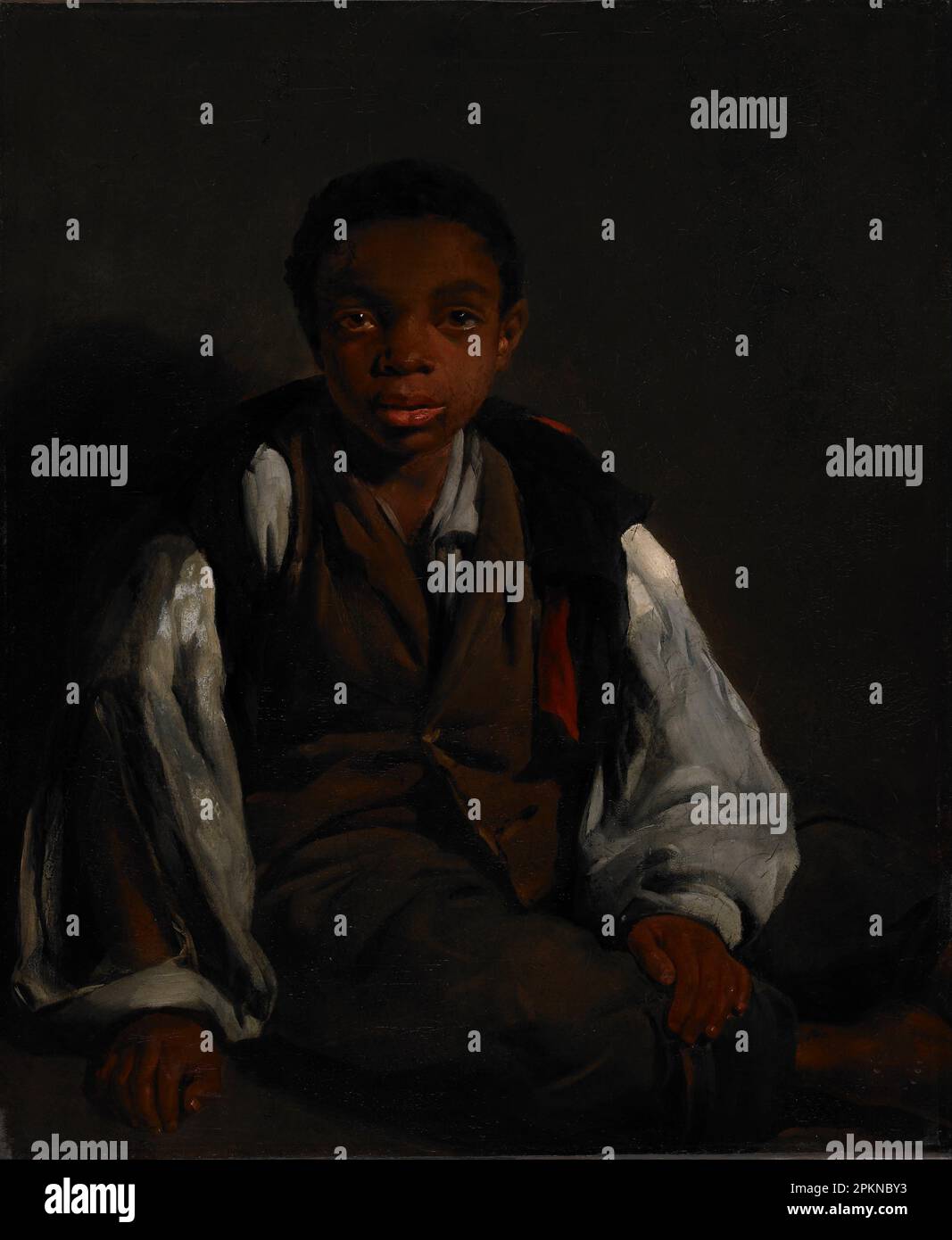 The Black Boy 1844 by William Lindsay Windus Stock Photo - Alamy