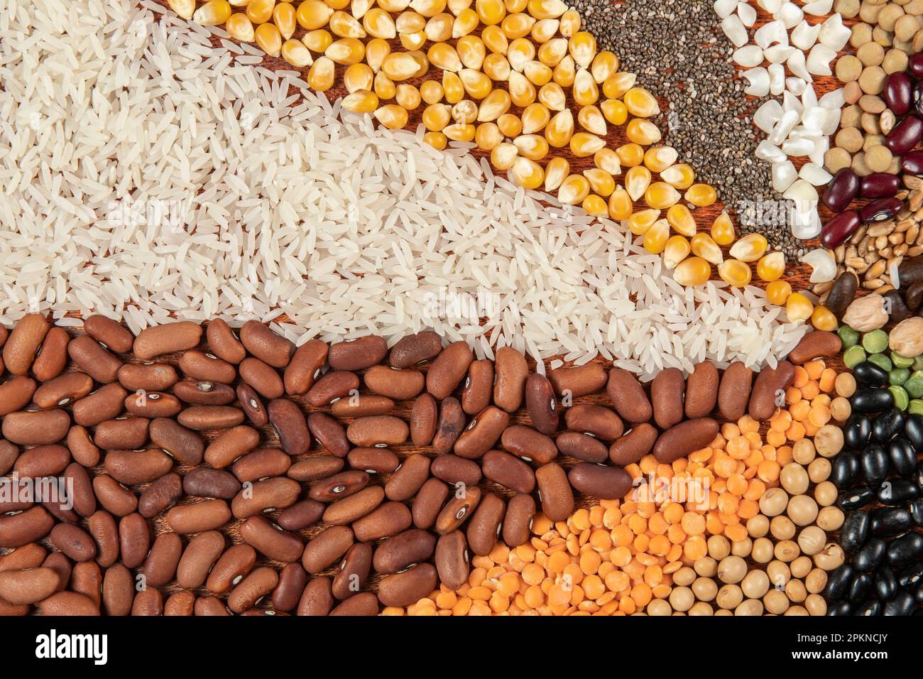 Healthy food vegetarian vegan food concept. Various assorted organic ...