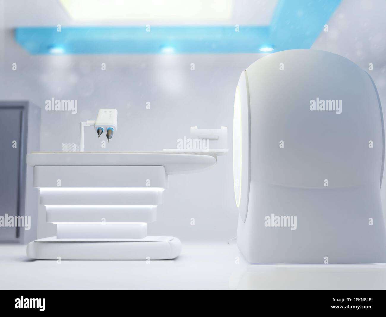 MRI SCANNER 3D- Magnetic resonance imaging device in Hospital 3D ...