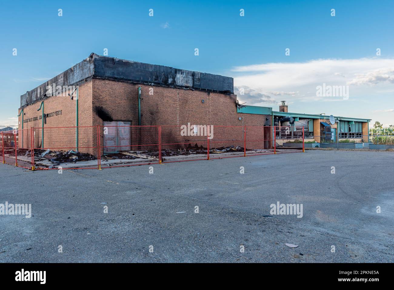 Stewart Valley, SK, Canada- Aug 28, 2022: The ruins of Stewart Valley ...