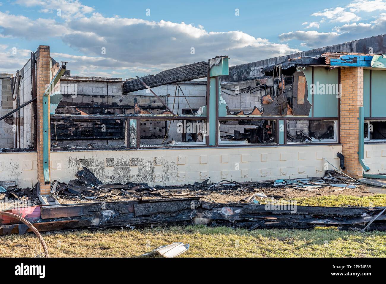 Stewart Valley, SK, Canada- Aug 28, 2022: The ruins of Stewart Valley ...