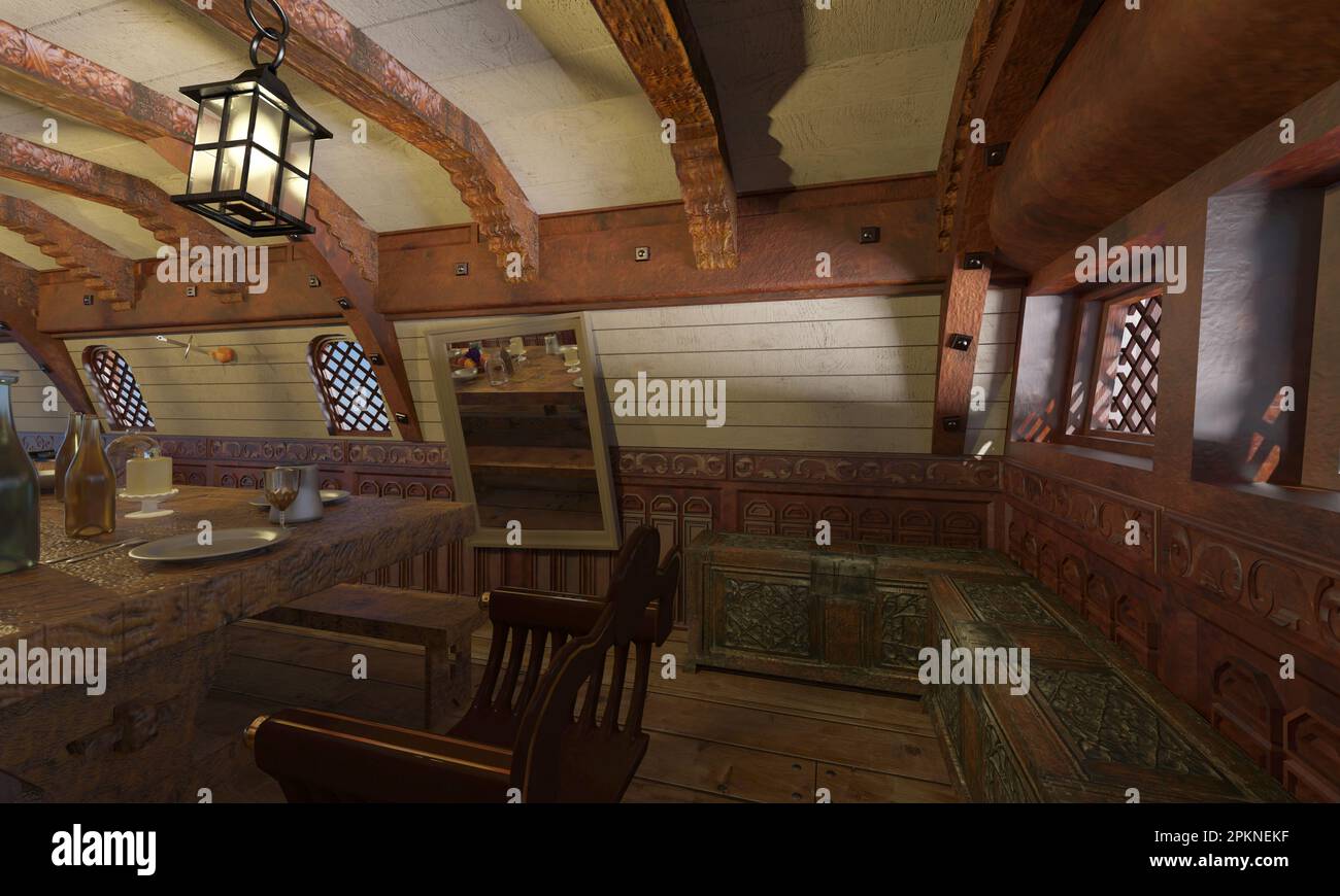 Pirate Ship Interior Design