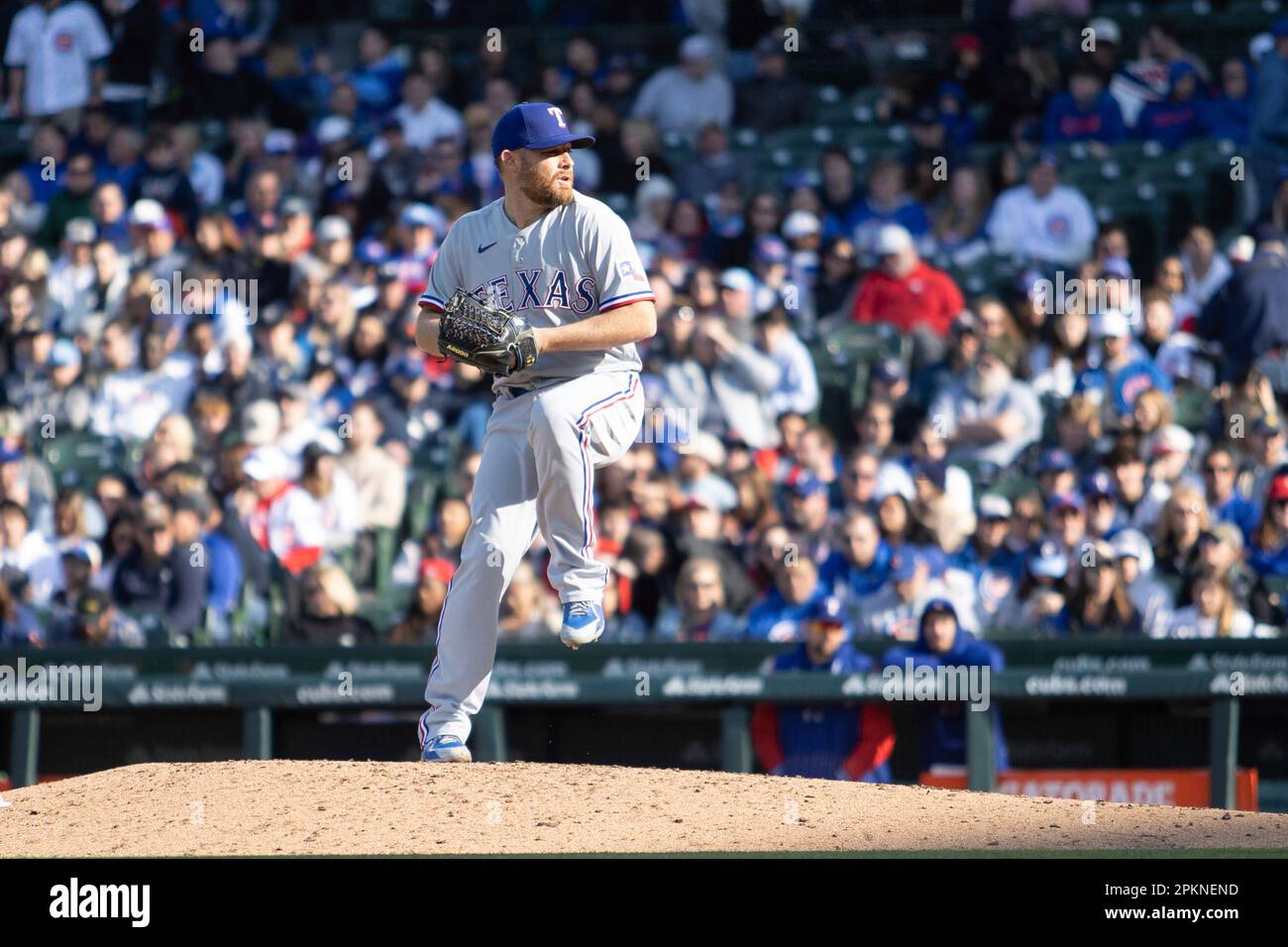 CHICAGO, IL - APRIL 08: Texas Rangers relief pitcher Ian Kennedy (21 ...