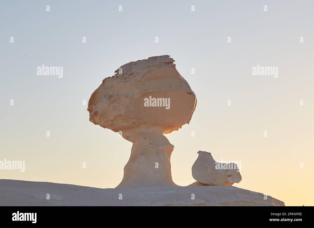 The Otherworldly White Desert Near Egypt's Bahariya Oasis Stock Photo - Alamy