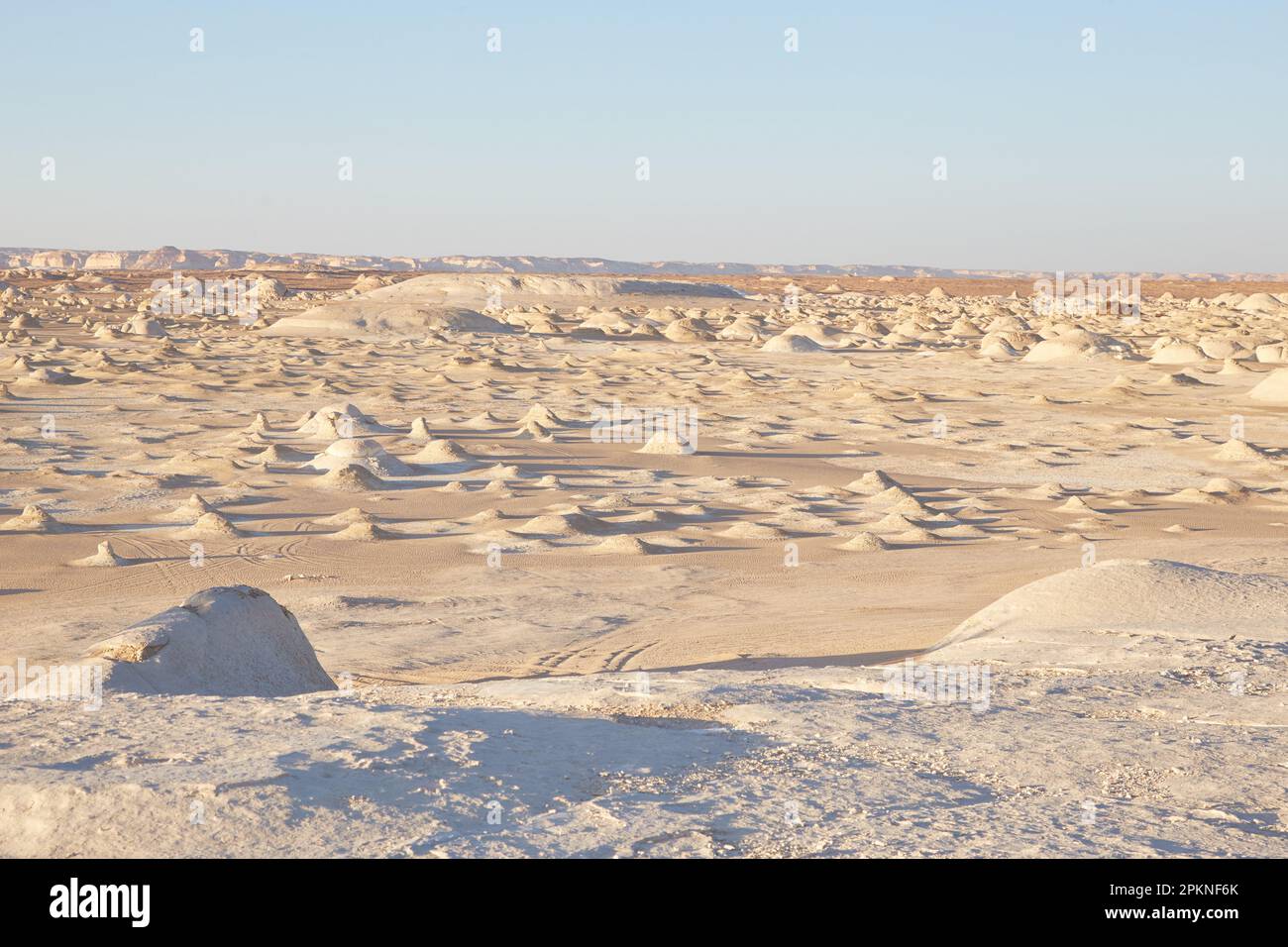 The Otherworldly White Desert Near Egypt's Bahariya Oasis Stock Photo - Alamy