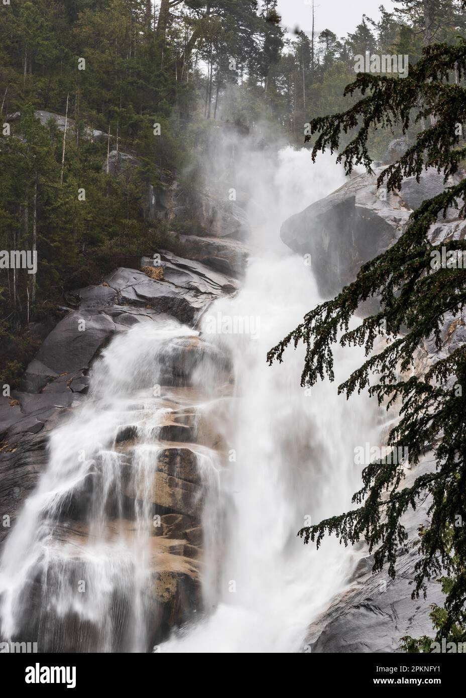Shannon Falls is the third tallest waterfall in British Columbia and ...
