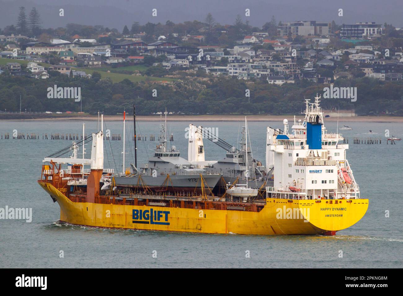 Auckland, New Zealand, 09 Apr, 2023. Two former Royal New Zealand Navy ...