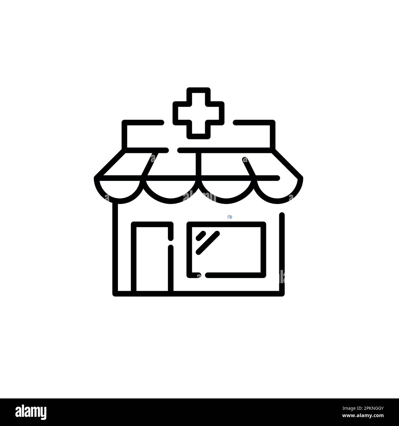 Pharmacy icon. Drugstore symbol. Pixel perfect, editable stroke icon ...