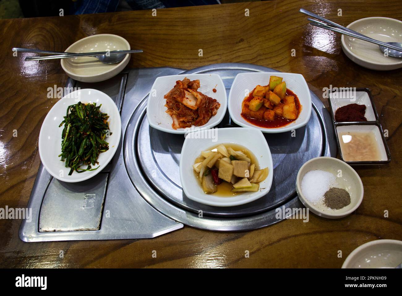 Local traditional korean gourmet food fresh vegetables kimchi for ...