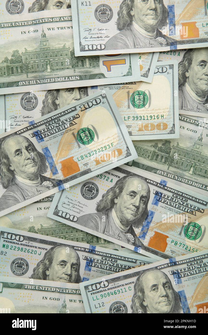 Us dollar bill overhead hi-res stock photography and images - Alamy