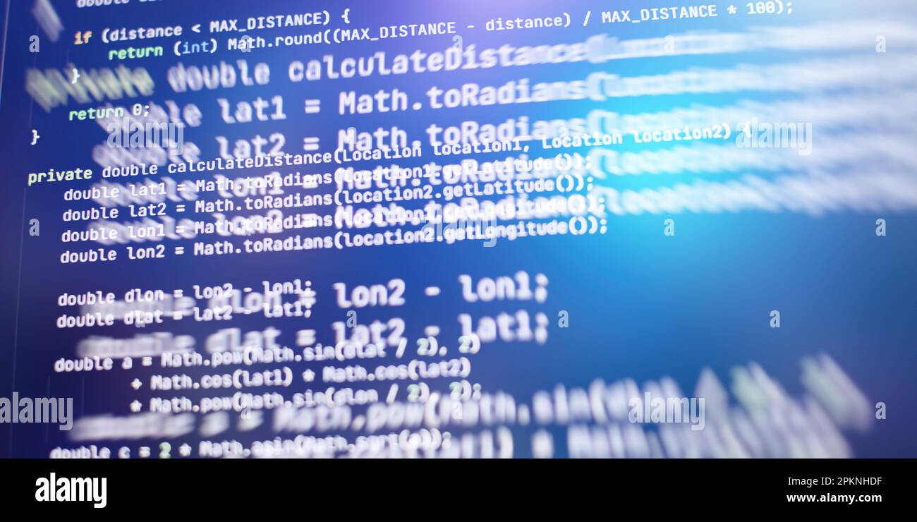 Programming Code Programming Code On Computer Screen Technology 6079