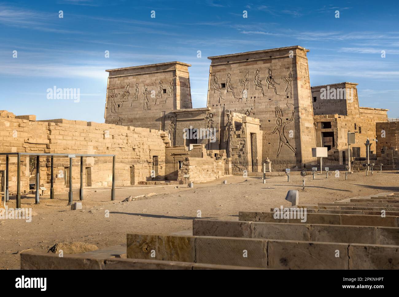 The Philae temple on Agilkia island, Egypt Stock Photo - Alamy