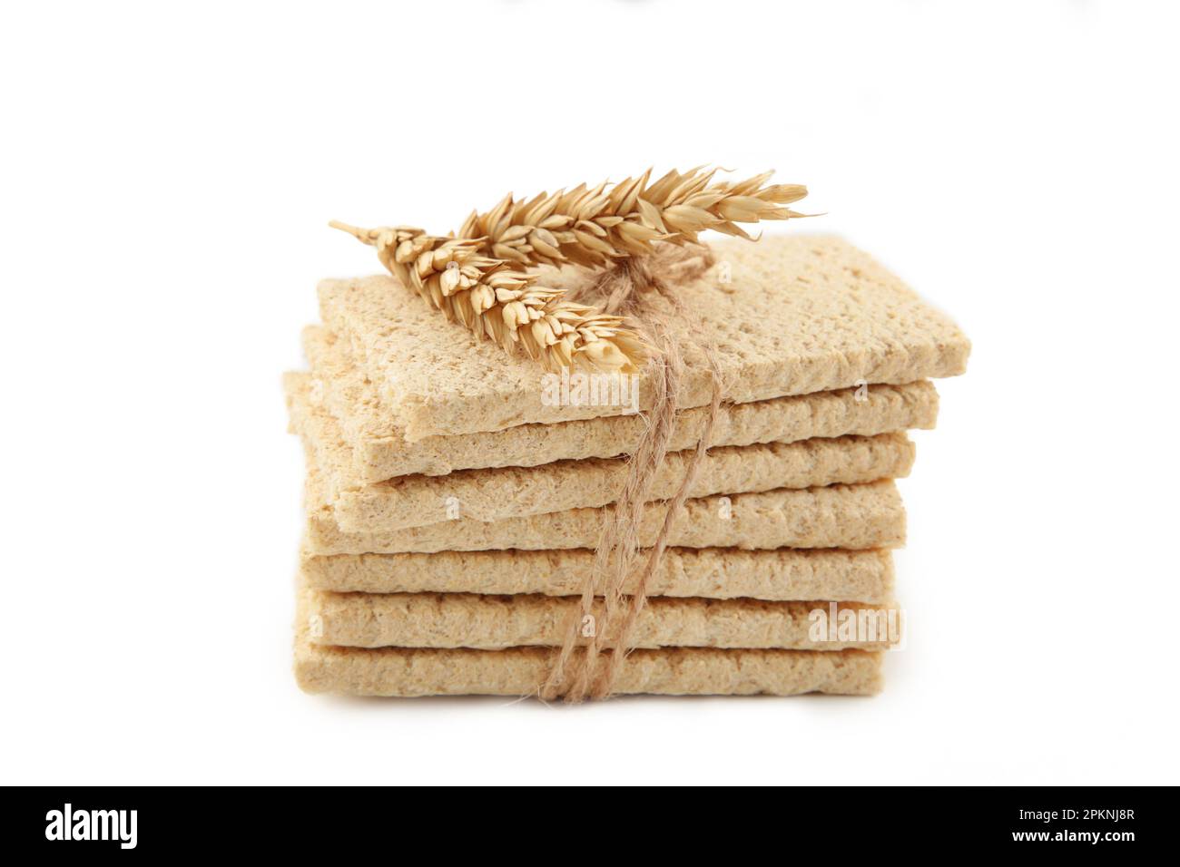 Corn round crispbread, crunchy multigrain cereal seeds isolated on ...