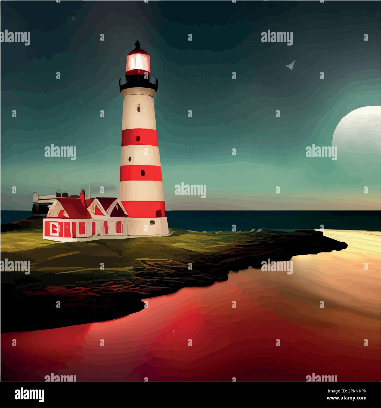 Ledge night Stock Vector Images - Alamy