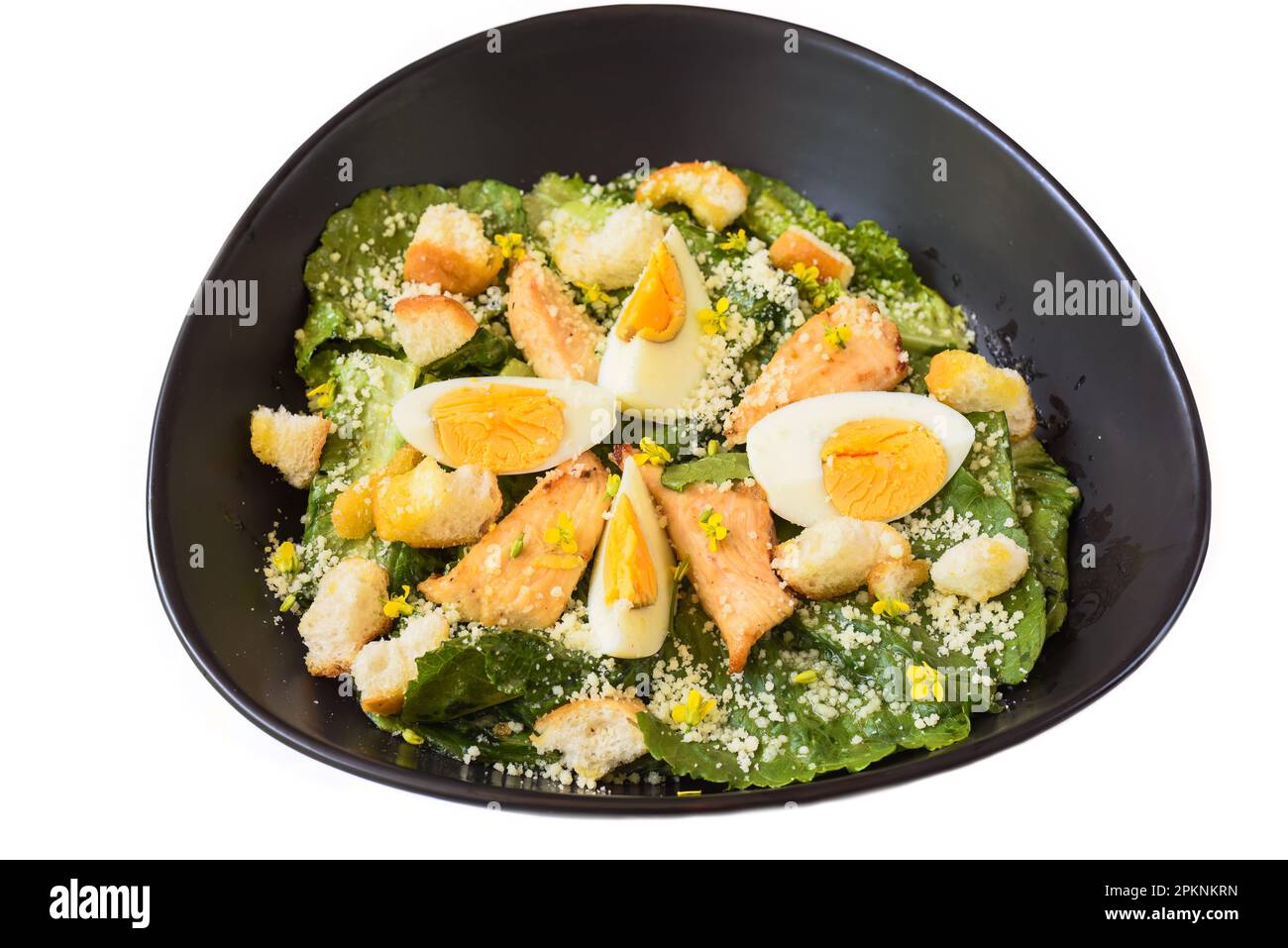 Delicious salad mayonnaise served Cut Out Stock Images & Pictures - Alamy