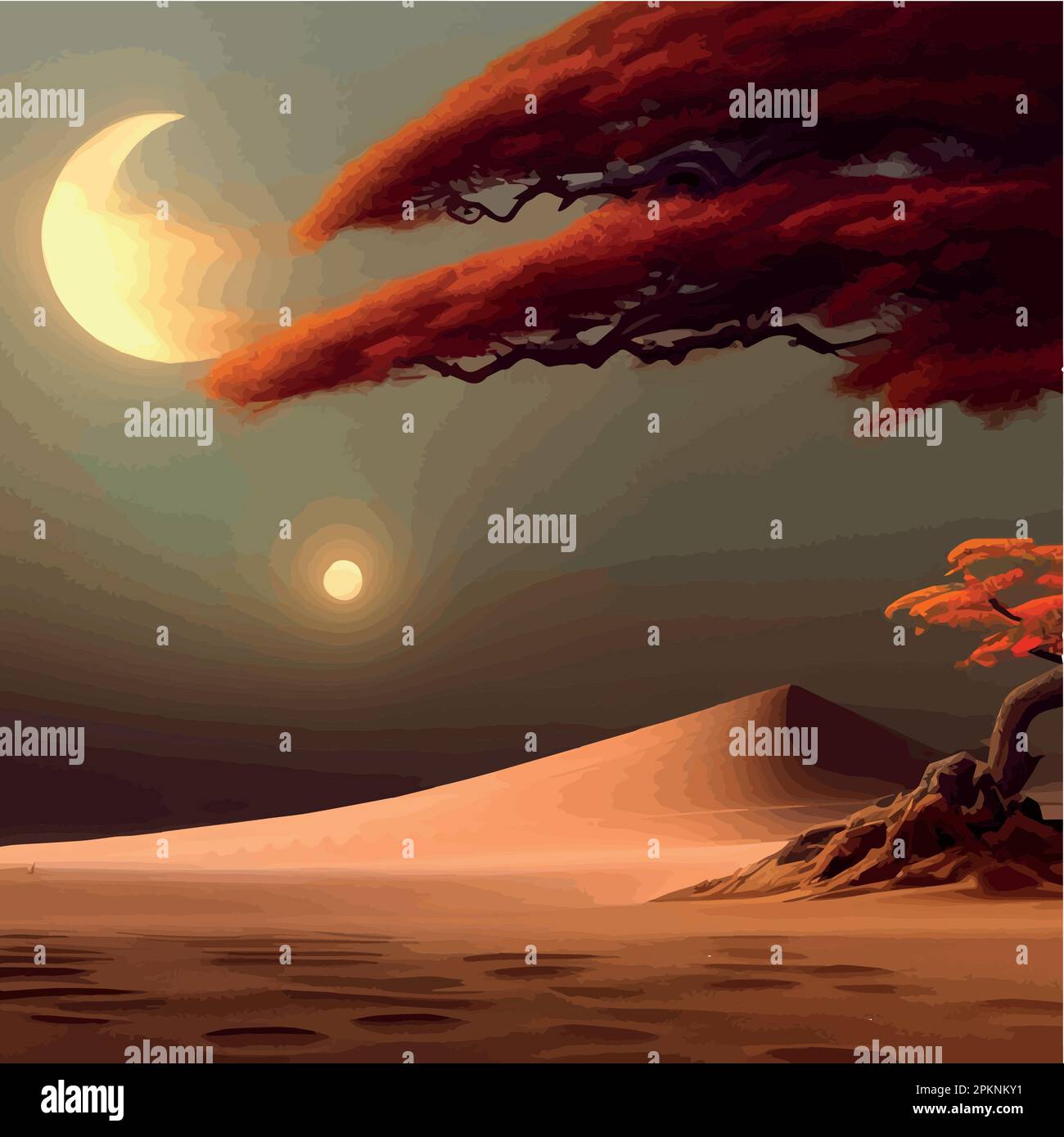 Crooked plant Stock Vector Images - Alamy