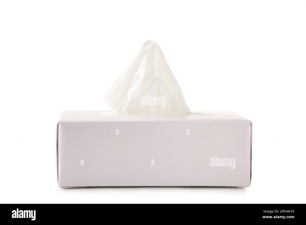 Tissue box isolated on a white background, cut out Stock Photo - Alamy