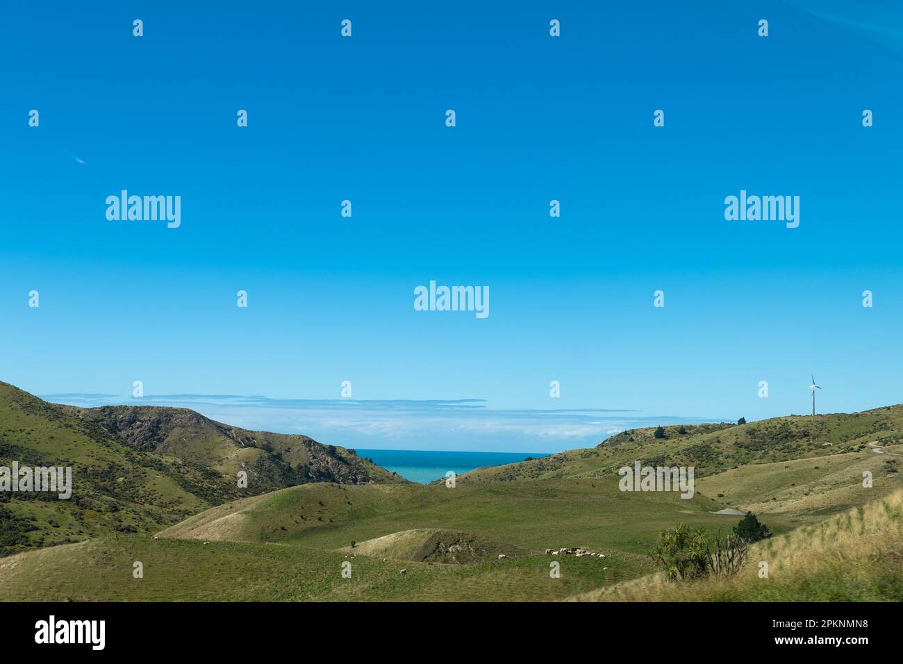 the epic view of New Zealand road trip Stock Photo - Alamy