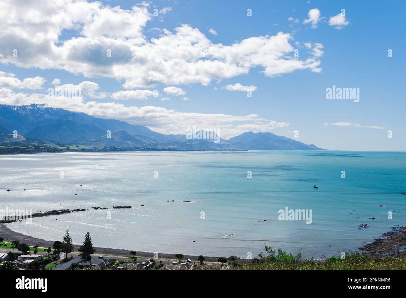 the stunning view in Kaikoura Lookout Stock Photo - Alamy