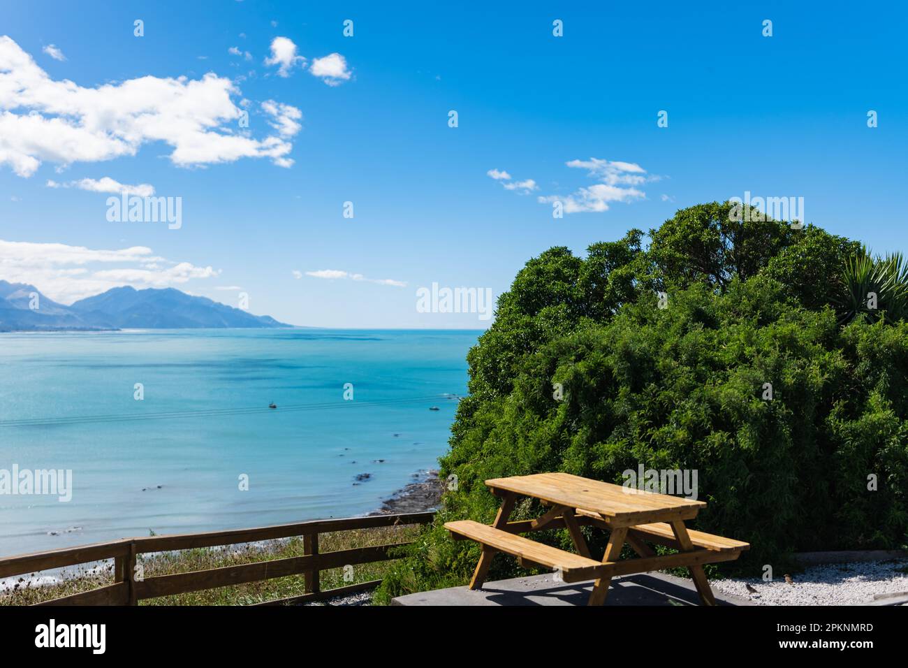 the stunning view in Kaikoura Lookout Stock Photo - Alamy